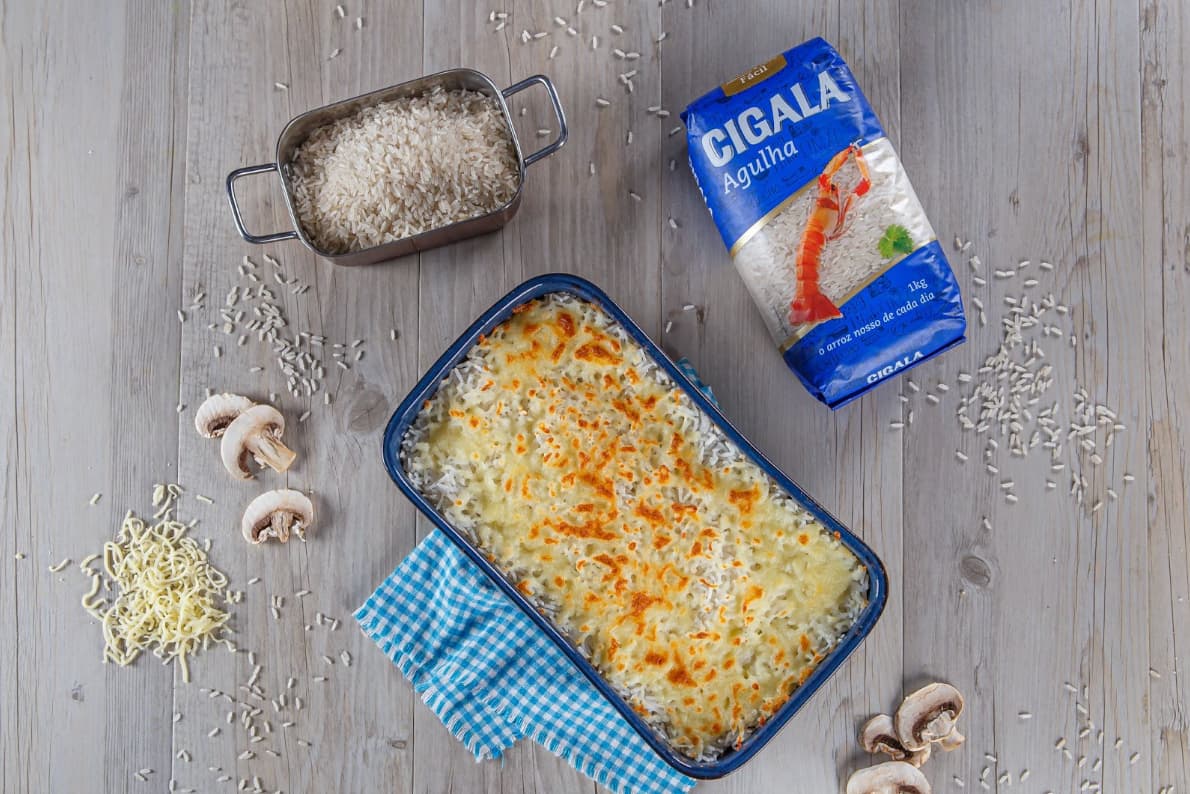 Receita de Empadão de Arroz da Cigala!